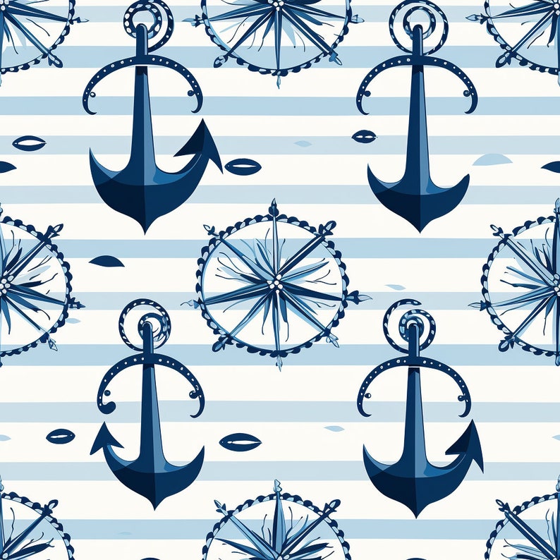 20 Nautical Texture Seamless Pattern, Digital PNG, Graphic Design ...