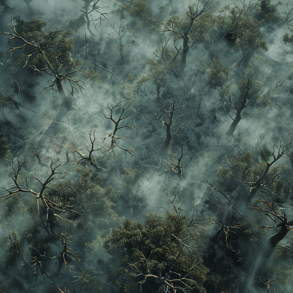 12 Haunted Foggy Forest 2, Dungeons and Dragons Map Set, Roll20, VTT ...