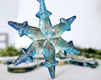 Xmas Decorations Handmade Epoxy Resin Christmas Ornaments Stylish ...