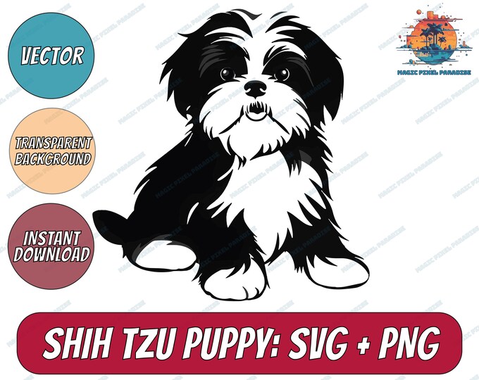 Shih Tzu Smiling Peeking Dog Cute Puppy Face Canine Pet Lhasa Apso ...