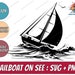 Sailboat SVG, Sailing SVG, Nautical SVG, Sailboat Clipart, Sailboat ...