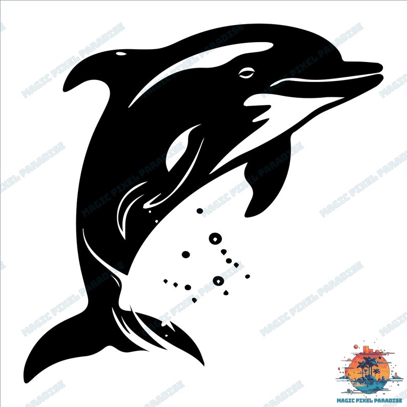 3 Dolphin SVG Files for Cricut Instant Digital Download, Perfect for ...