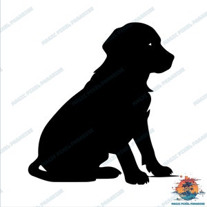 9 Labrador Dog, Dogs and Puppies Svg, Calcomanía De Perro Labrador ...