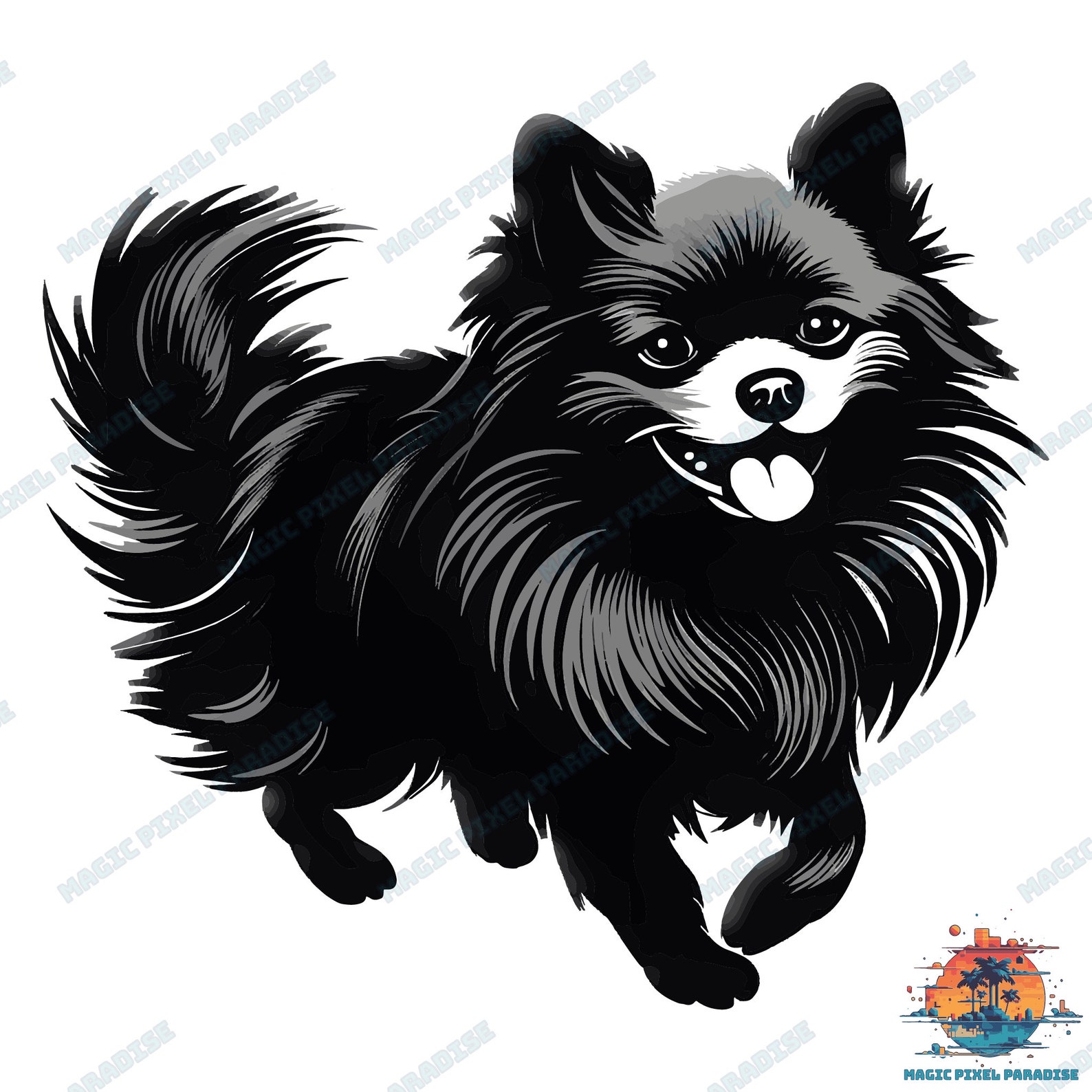 Pomeranian Svg, Dog Svg, Pomeranian Silhouette, Pomeranian Png ...