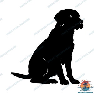 9 Labrador Dog, Dogs and Puppies Svg, Calcomanía De Perro Labrador ...