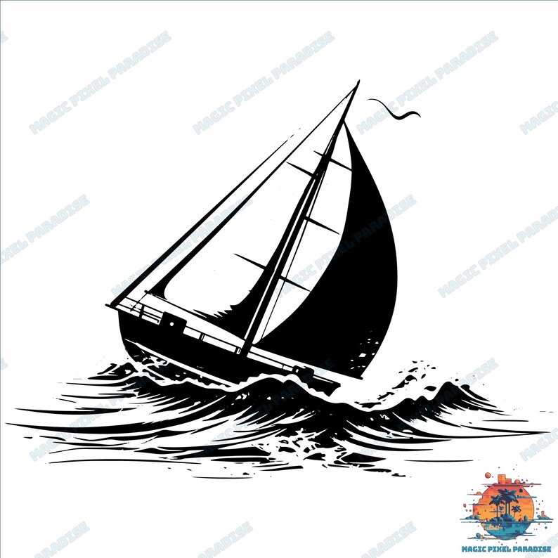 Sailboat SVG, Sailing SVG, Nautical SVG, Sailboat Clipart, Sailboat ...
