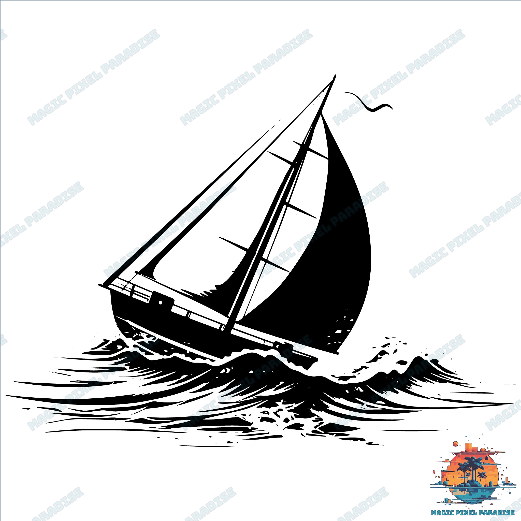 Sailboat SVG, Sailing SVG, Nautical SVG, Sailboat Clipart, Sailboat ...