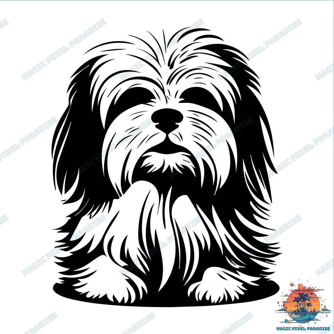 Maltese SVG | Maltese Clipart | Maltese PNG | Maltese Head, Maltese Cut ...