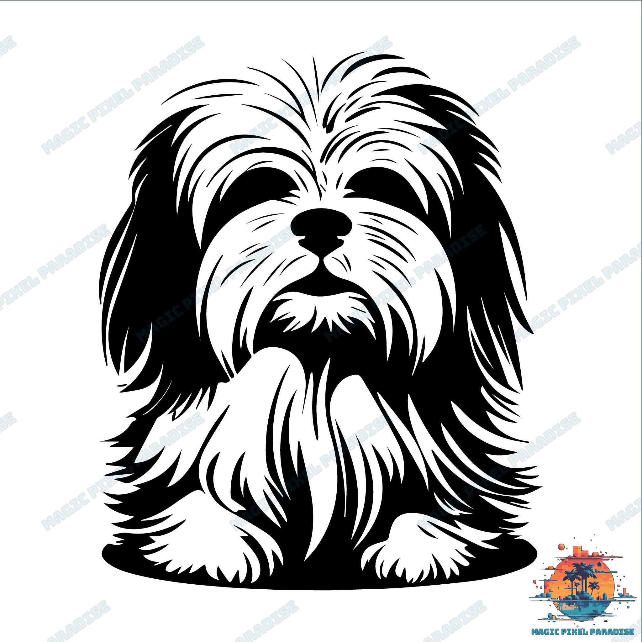 Maltese SVG | Maltese Clipart | Maltese PNG | Maltese Head, Maltese Cut ...