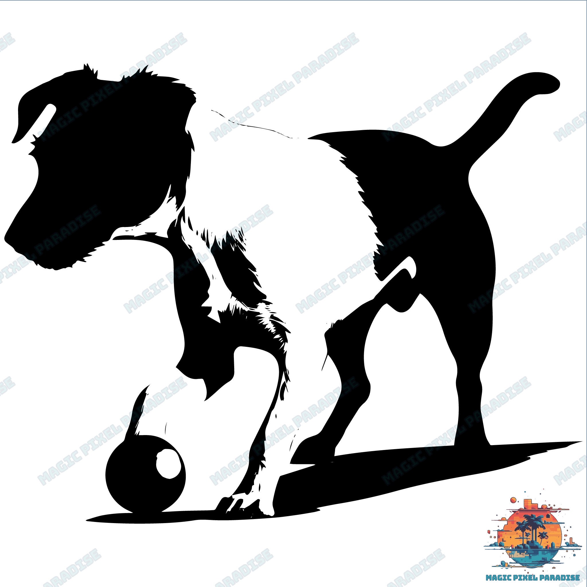 Jack Russell Terrier SVG | Dog Svg Cricut, Plasma Dxf Laser Cut Cnc ...