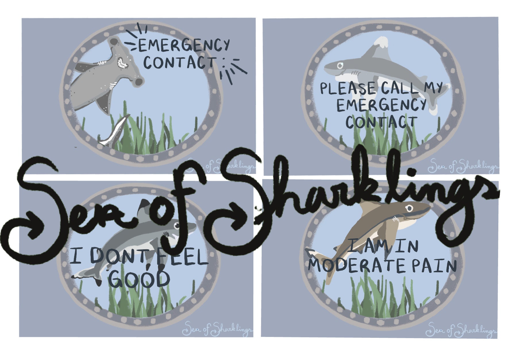 DIGITAL Communication Cards Whales Rays Bugs Sharks Communication Aid ...