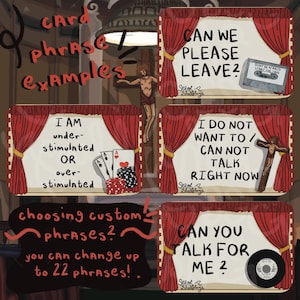 Vampire Communication Cards Keychain | Autism, Nonverbal / Speaking ...