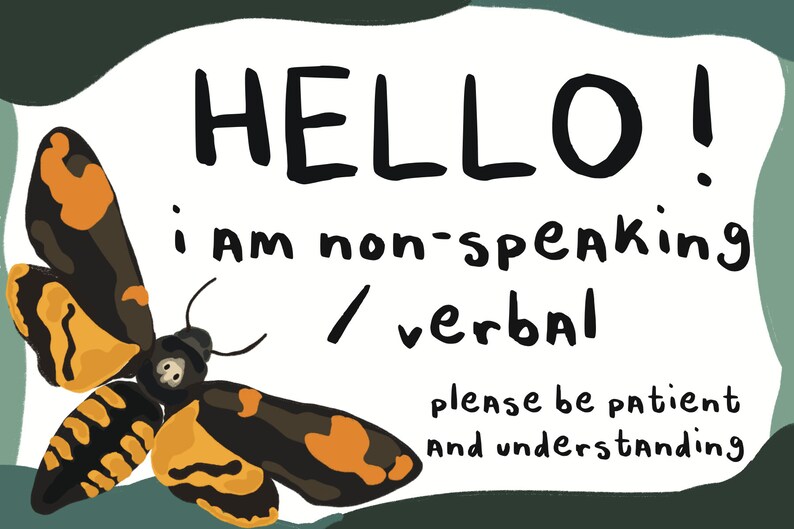 Hannibal Themed Communication Cards Keychain Non Speaking, Non Verbal ...