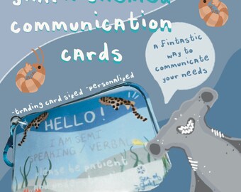 Shark Communication Cards - Etsy
