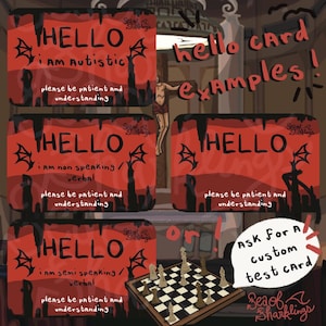 Vampire Communication Cards Keychain | Autism, Nonverbal / Speaking ...