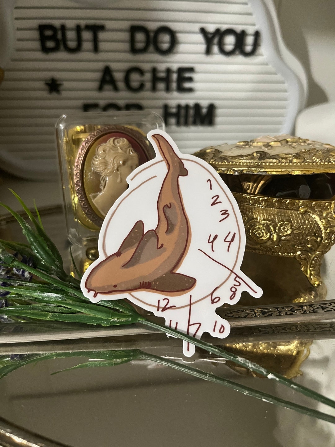 Hannibal Clock Shark Vinyl Sticker Will Graham Encephalitis - Etsy