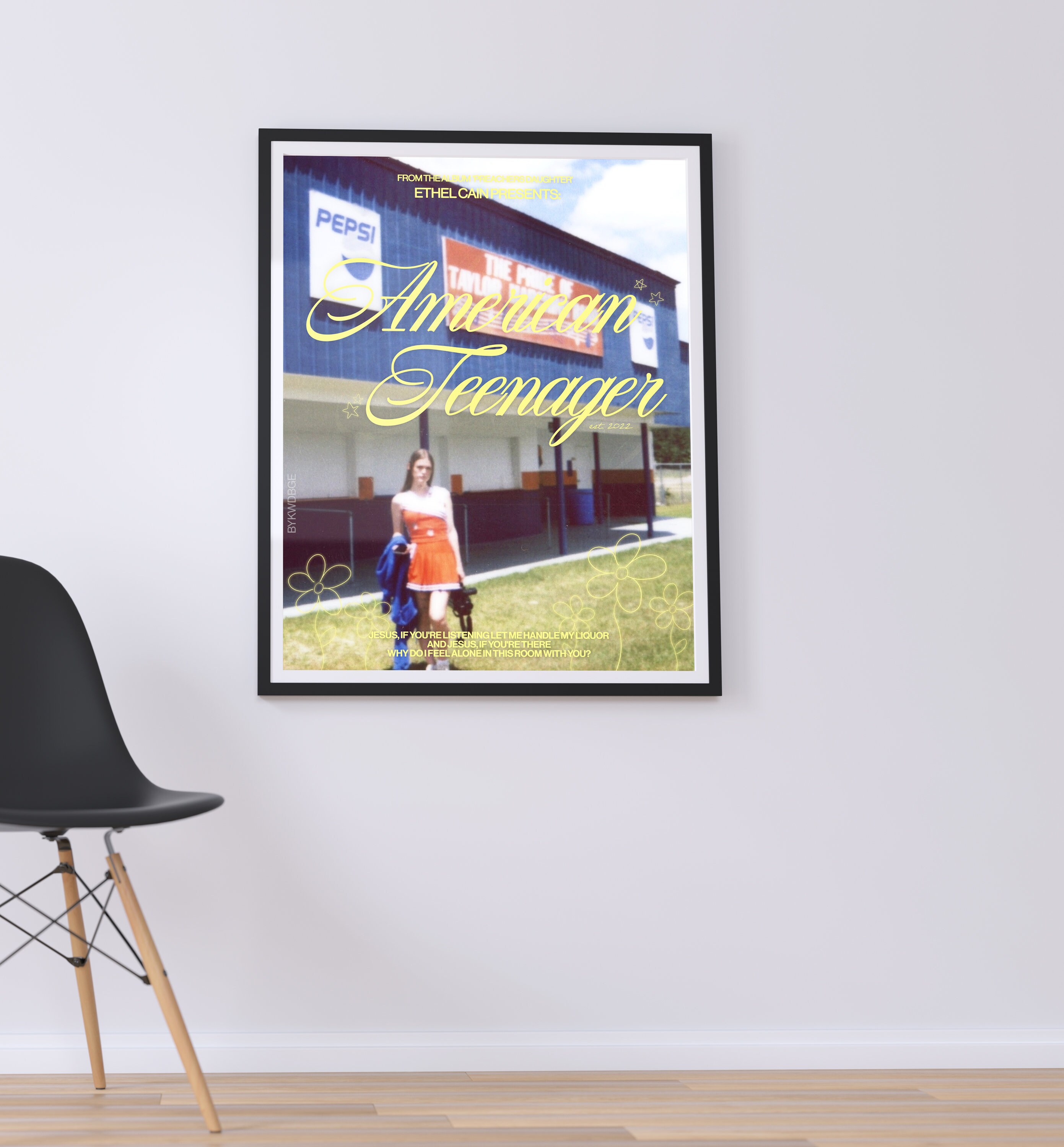 Ethel Cain 'american Teenager' Poster DIGITAL - Etsy