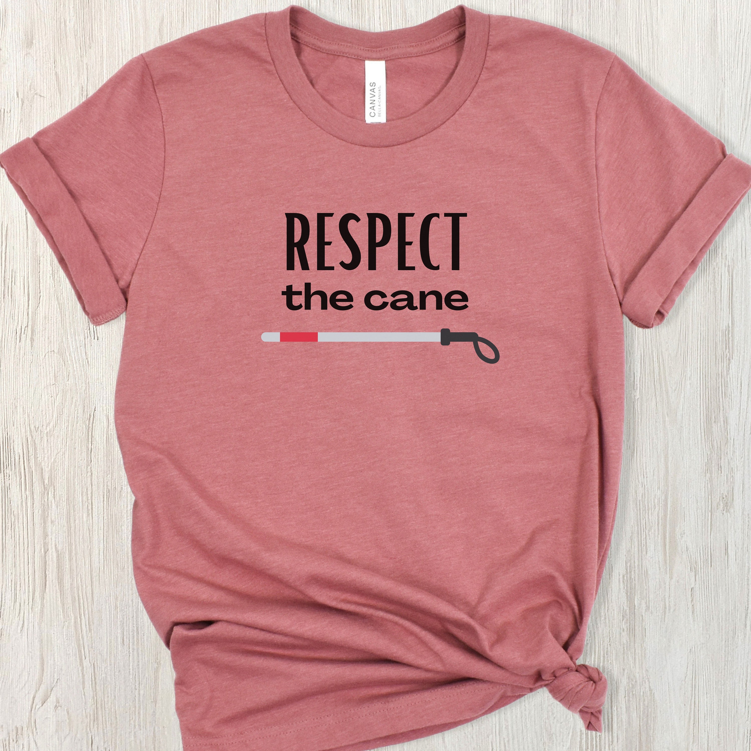 Respect the Cane, Blind, Visually Impaired, Low Vision Funny Shirt ...