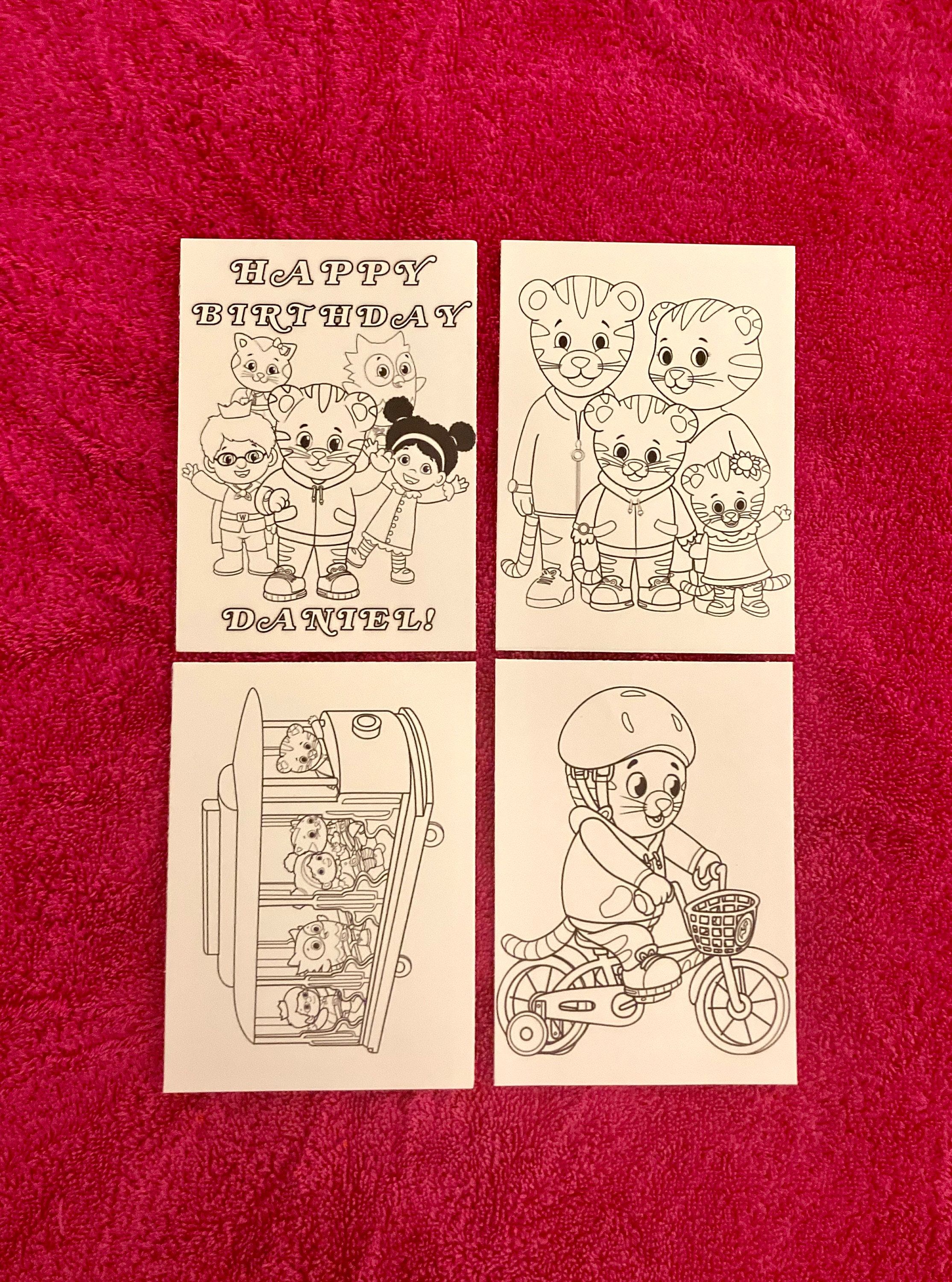 Daniel Tiger Coloring Pages Printable