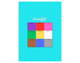 Wish Card - Vision Board Template - Etsy