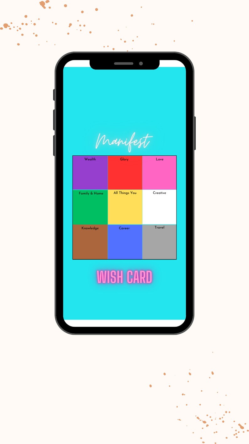 Wish Card - Vision Board - Etsy