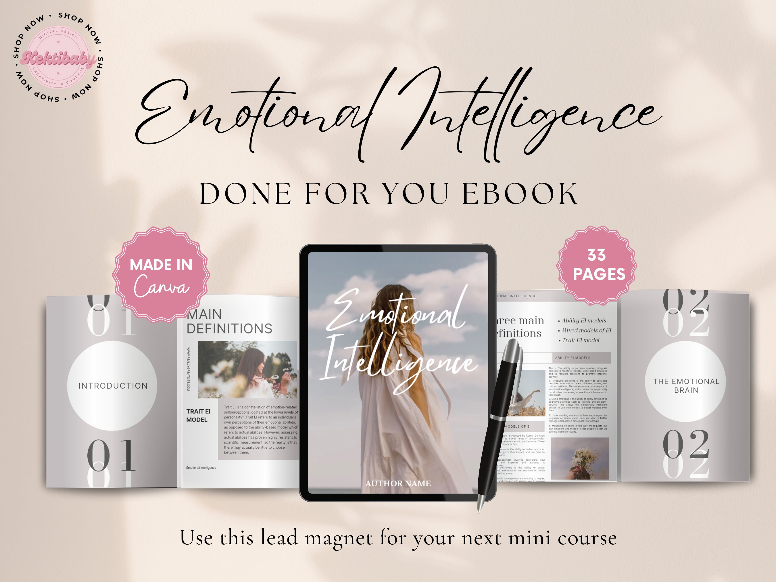 Emotional Intelligence Done for You Ebook, Self Awareness, PLR Ebook ...