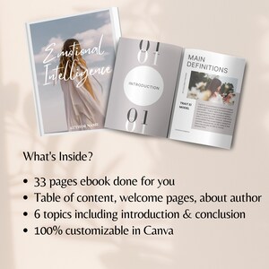 Emotional Intelligence Ebook, Emotion Control Guide, Self Awareness ...