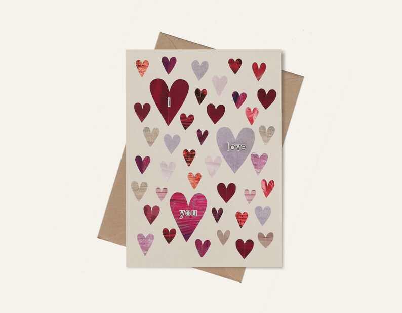 Printable Digital Download Anniversary Valentines Card ‘i Love You ...