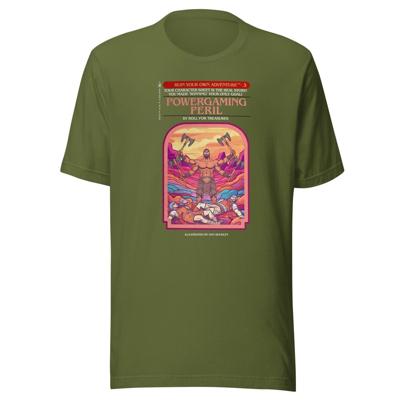 Powergaming Peril Shirt Dark for Dungeons and Dragons Fan Gifts for ...