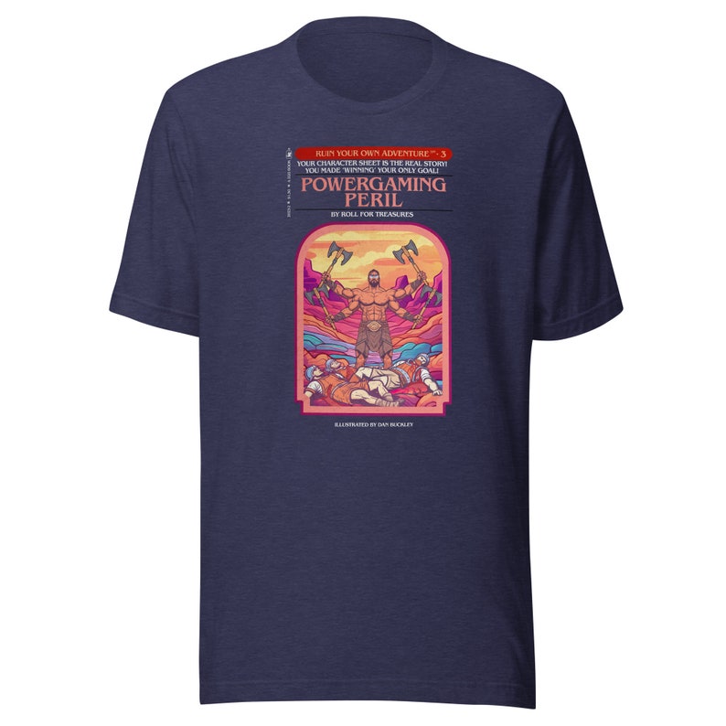 Powergaming Peril Shirt Dark for Dungeons and Dragons Fan Gifts for ...