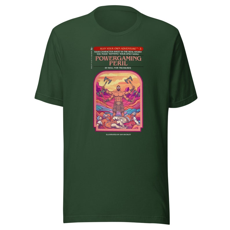 Powergaming Peril Shirt Dark for Dungeons and Dragons Fan Gifts for ...