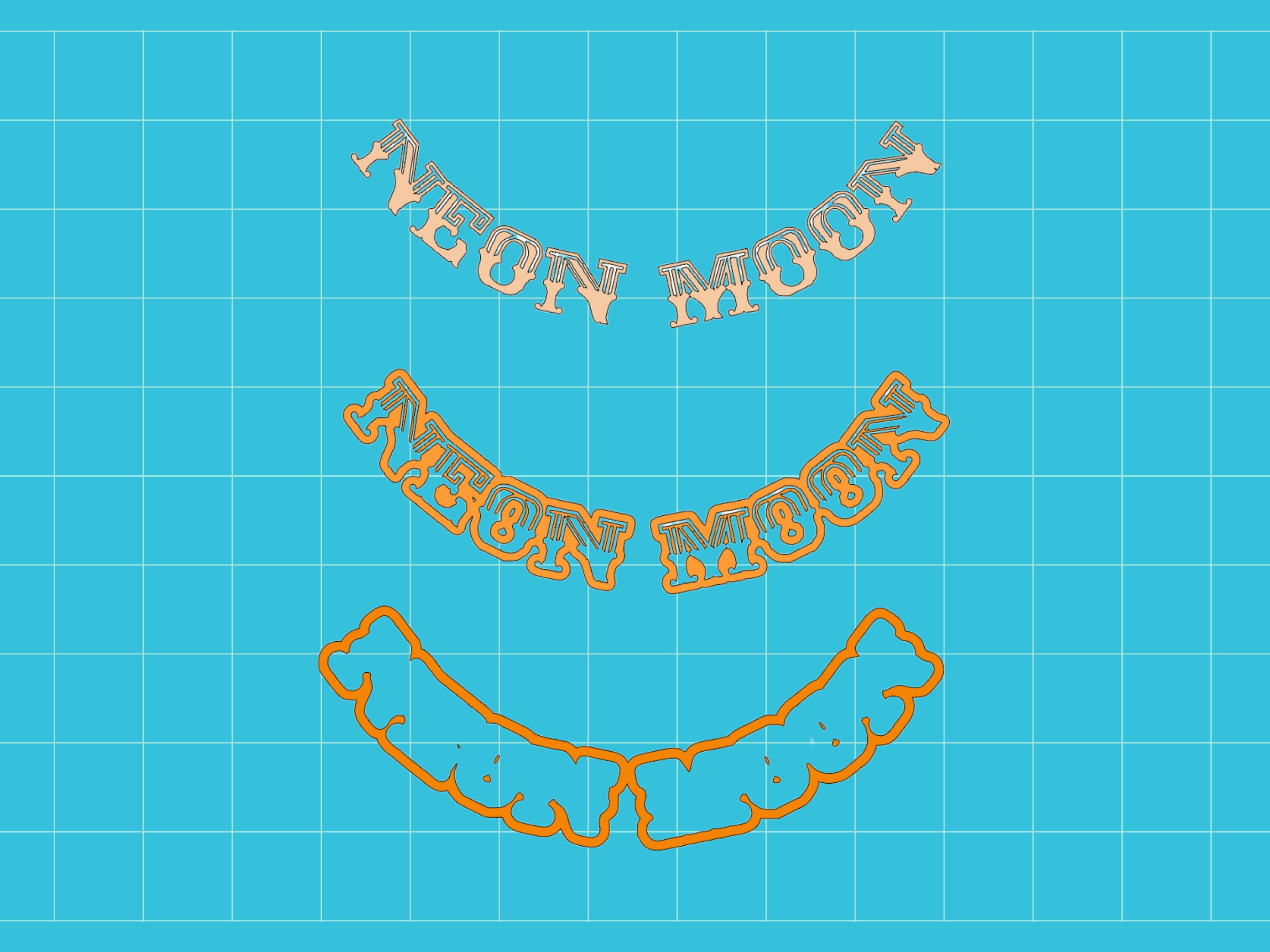 Neon Moon, Retro Sublimation, SVG PNG Cricut, Instant Download - Etsy