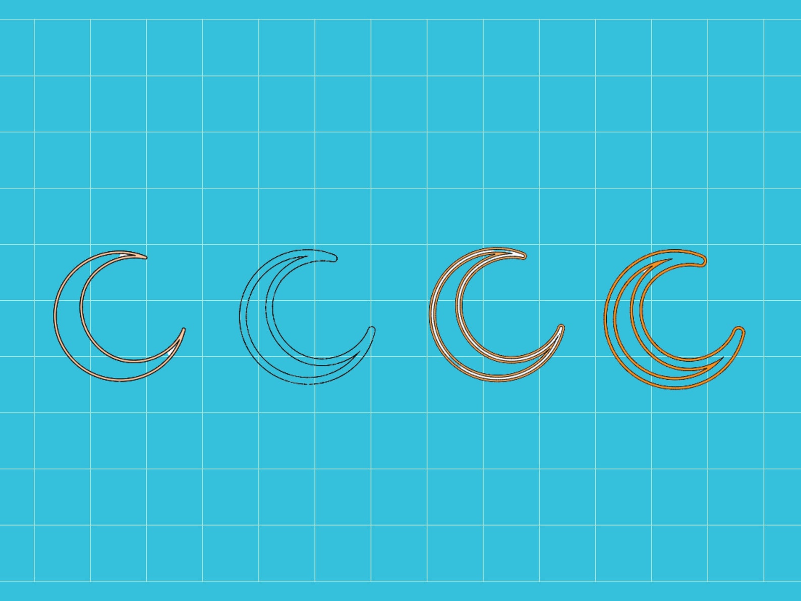 Neon Moon, Retro Sublimation, SVG PNG Cricut, Instant Download - Etsy