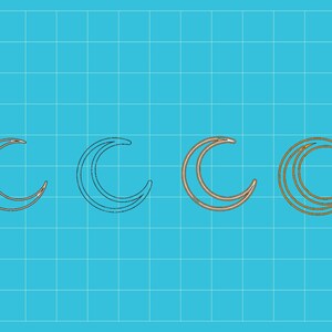 Neon Moon, Retro Sublimation, SVG PNG Cricut, Instant Download - Etsy