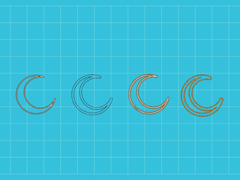 Neon Moon, Retro Sublimation, SVG PNG Cricut, Instant Download - Etsy