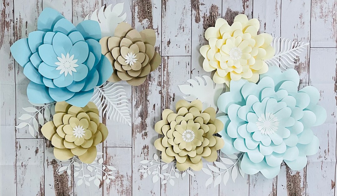 Seaside Paper Flowers - Etsy