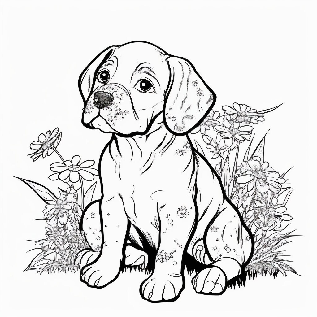 Dog Collection 30 Page Coloring Pages Printable Variety Coloring Pages ...