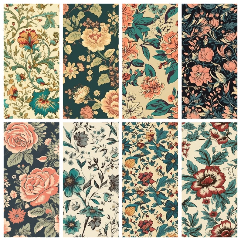 500 Piece MEGA Bundle, Vintage Clipart, Retro Digital Paper, Retro ...