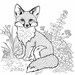 Fox Collection 50 Page Coloring Pages Printable Variety Coloring Pages ...