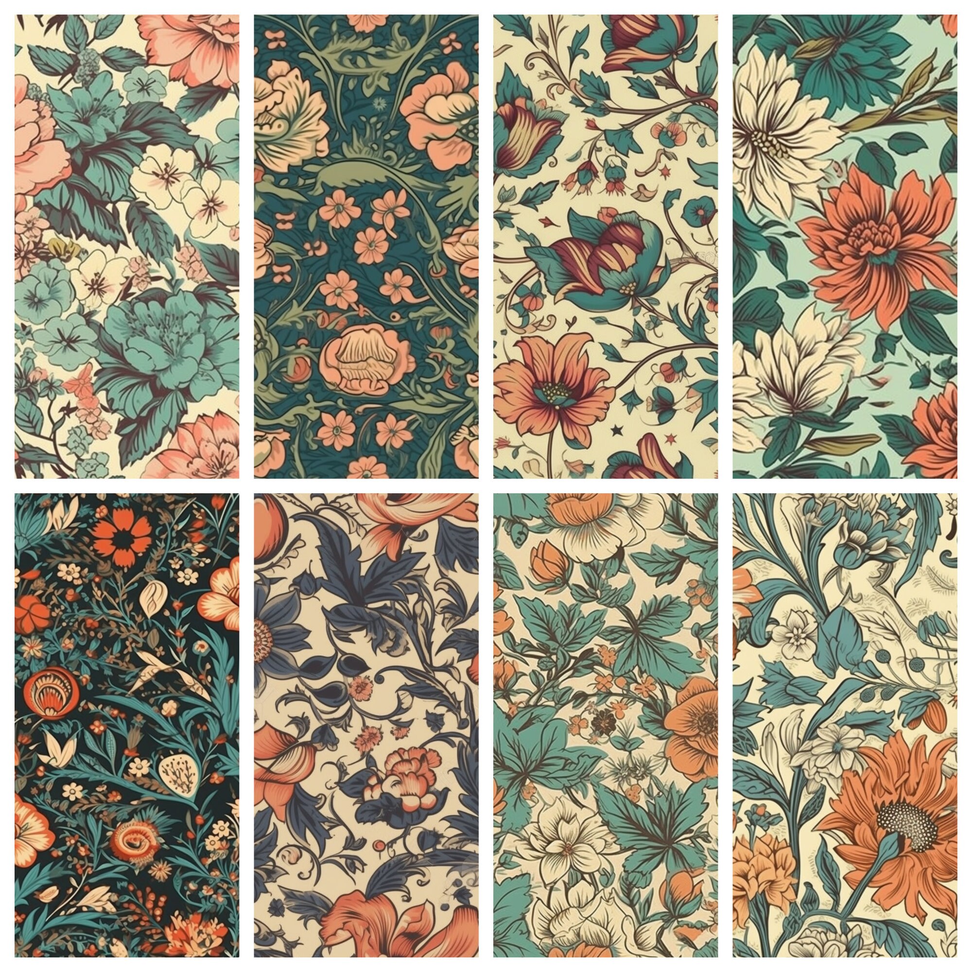 500 Piece MEGA Bundle, Vintage Clipart, Retro Digital Paper, Retro ...