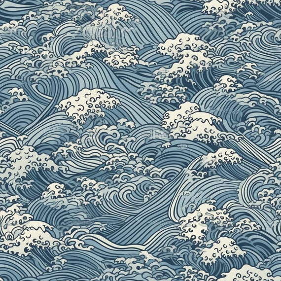 Japanese Wave Pattern Tattoo