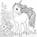Unicorn Collection 50 Page Coloring Pages Printable Variety Coloring ...