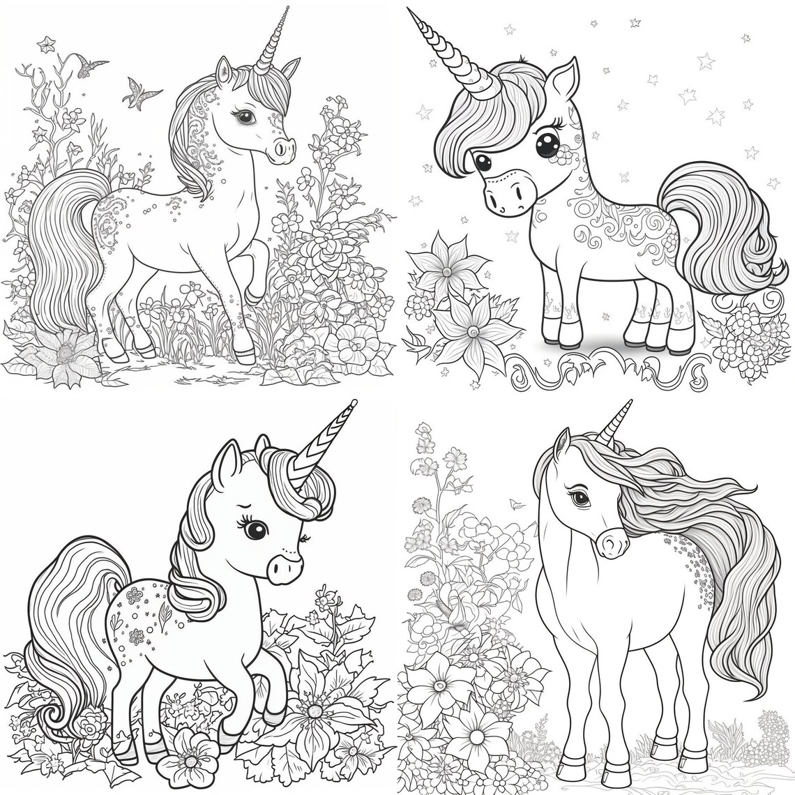 250 Piece Mega Bundle Animal Collection, Cat, Dog, Turtle Page Coloring ...