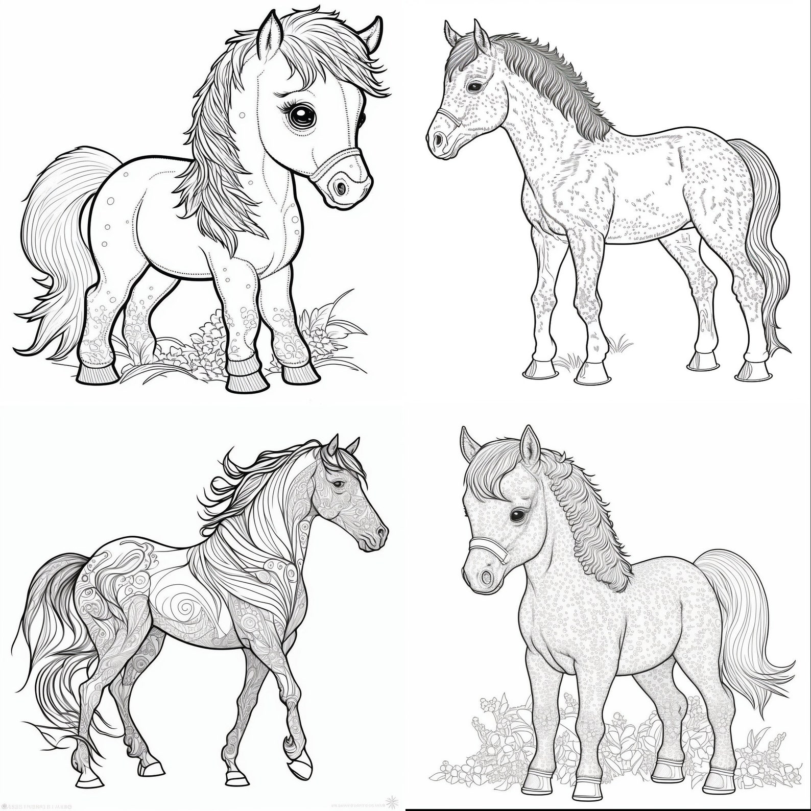 250 Piece Mega Bundle Animal Collection, Cat, Dog, Turtle Page Coloring ...