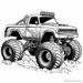 Coloring Page Monster Truck Collection 50 Page Coloring Pages Printable ...