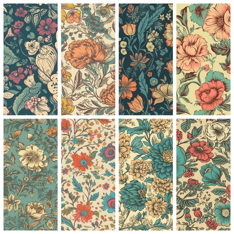 500 Piece MEGA Bundle, Vintage Clipart, Retro Digital Paper, Retro ...