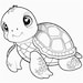 Turtle Collection 50 Page Coloring Pages Printable Variety Coloring ...