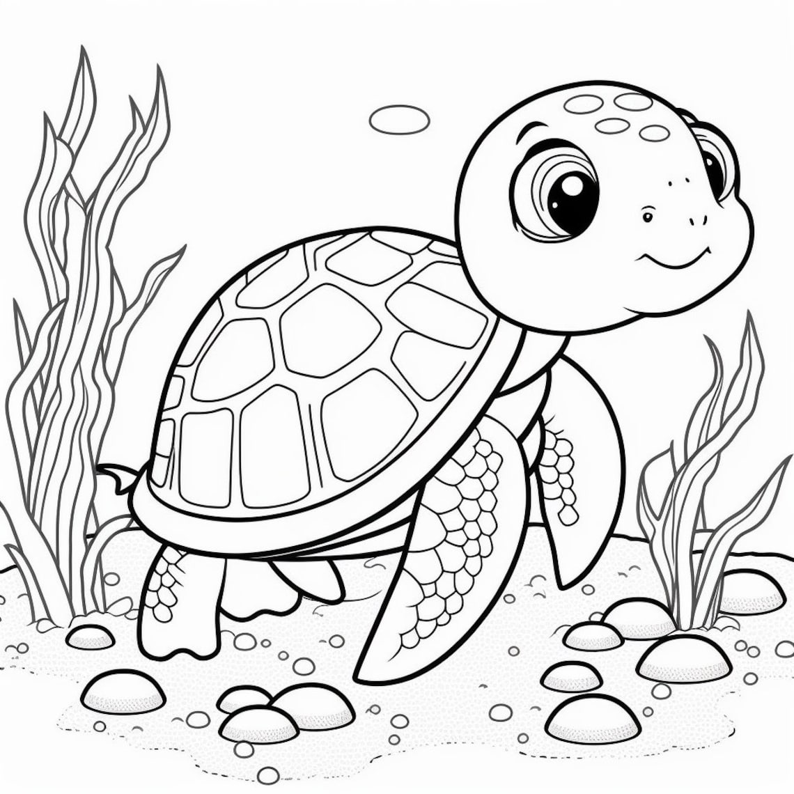 Turtle Collection 50 Page Coloring Pages Printable Variety Coloring ...