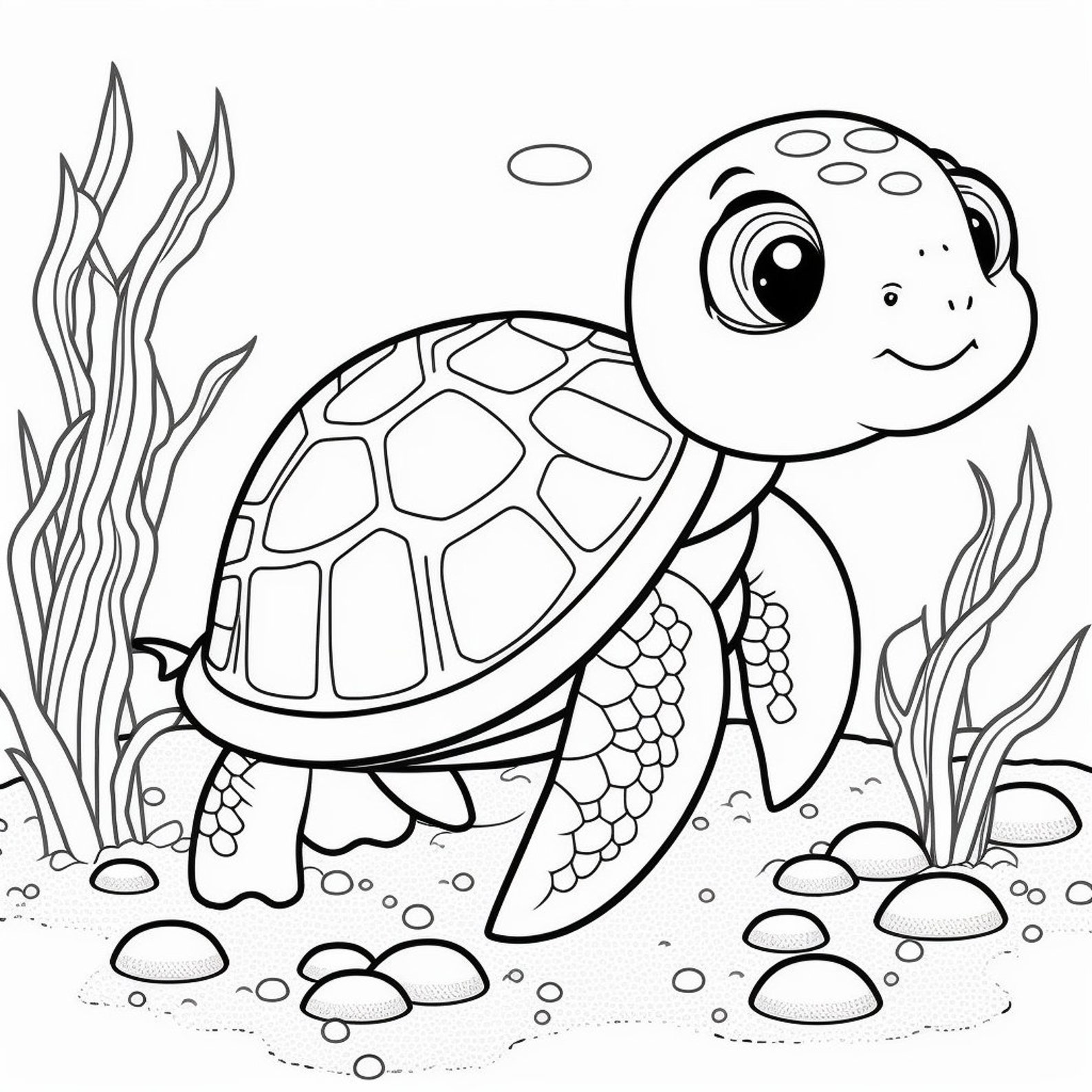 Turtle Collection 50 Page Coloring Pages Printable Variety Coloring ...