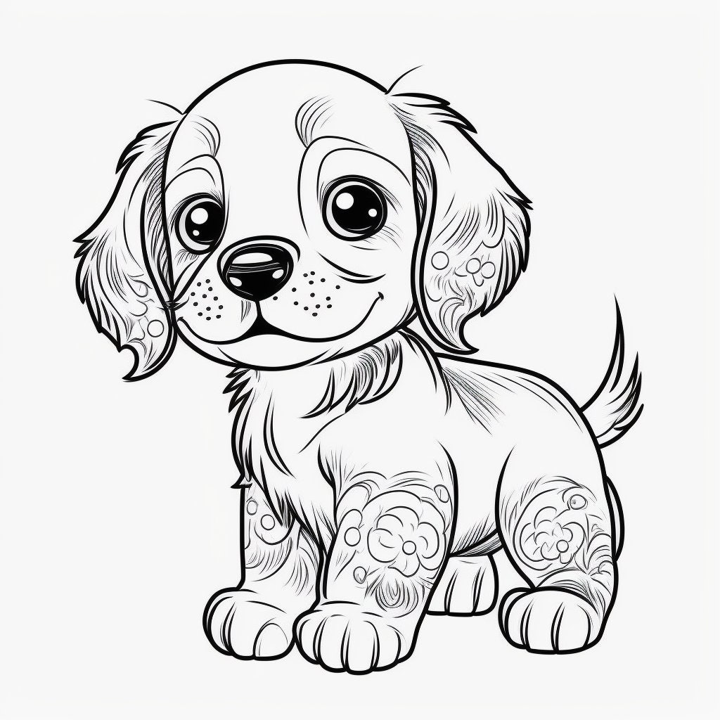 Dog Collection 30 Page Coloring Pages Printable Variety Coloring Pages ...